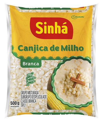 Sinhá Canjica de Milho Branca 500g – Kiosk Brazil
