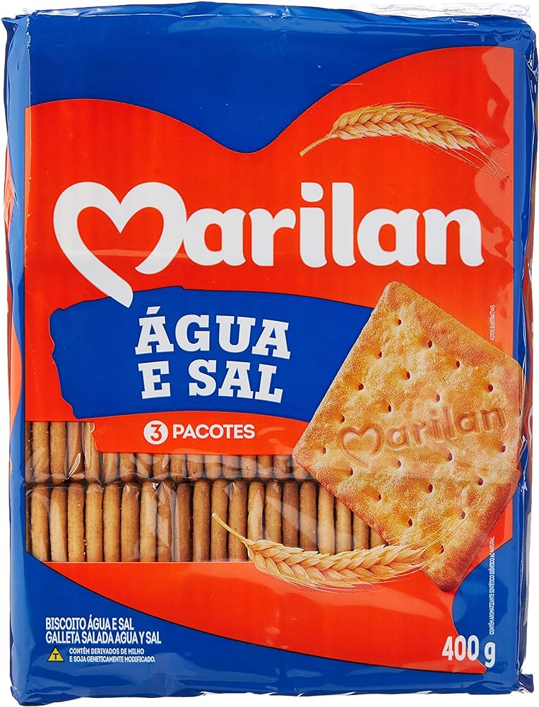 Marilan Biscoito Água e Sal 350g – Kiosk Brazil