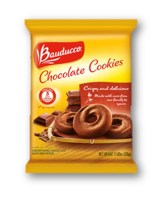 Bauducco Chocolate Cookies 335g – Kiosk Brazil