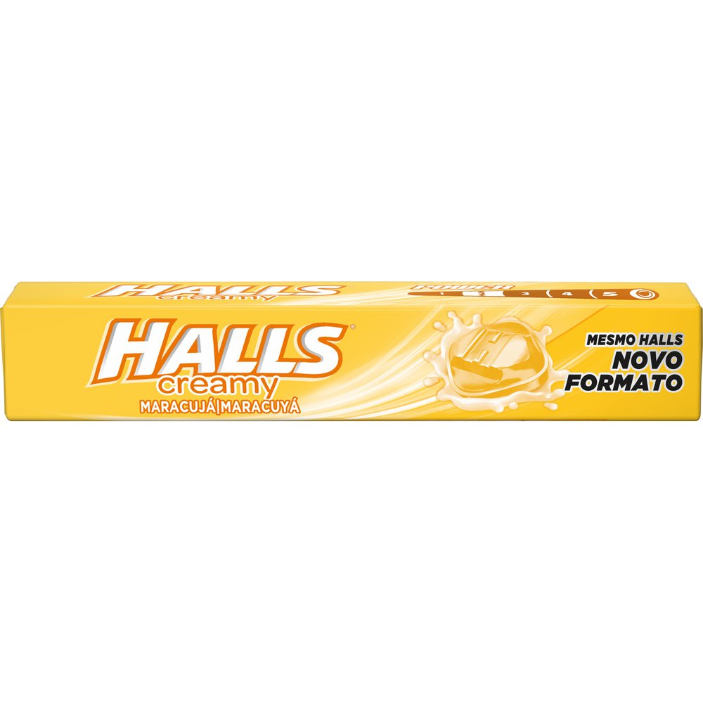 Halls Creamy Maracuja 33g – Kiosk Brazil