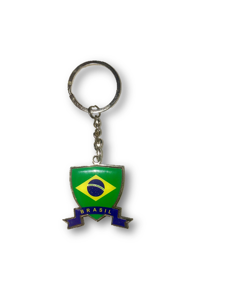 Brazil Big Shield Keychain – Kiosk Brazil